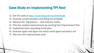 Антон Мужайло, «Using the test process improvement models. Case study ...