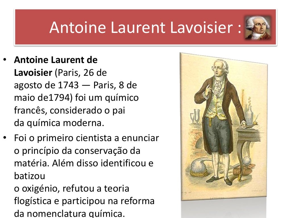 Antoine Lavoisier Antoine Lavoisier