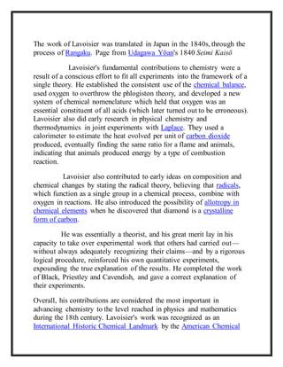 Antoine lavoisier | DOCX