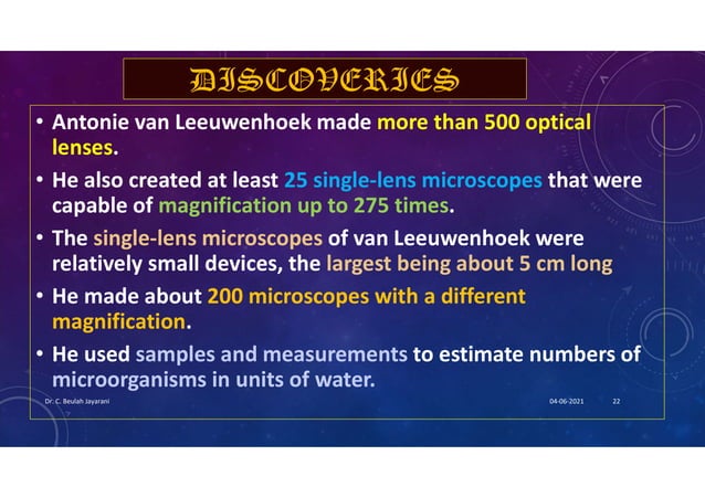 Antoine van leeuwenhoek | PDF