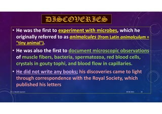 Antoine van leeuwenhoek | PDF