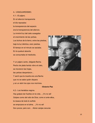 Antologia corrientes literarias 3f | PDF