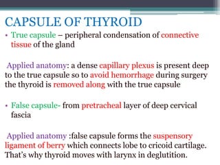 Antomy, physiology and biochemistry of thyroid gland | PPTX