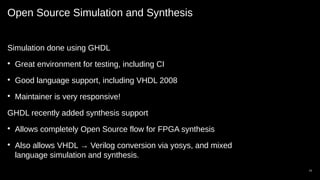 An Open Hardware CPU written in VHDL, synthesized with Open Source tools | PDF | Computing ...