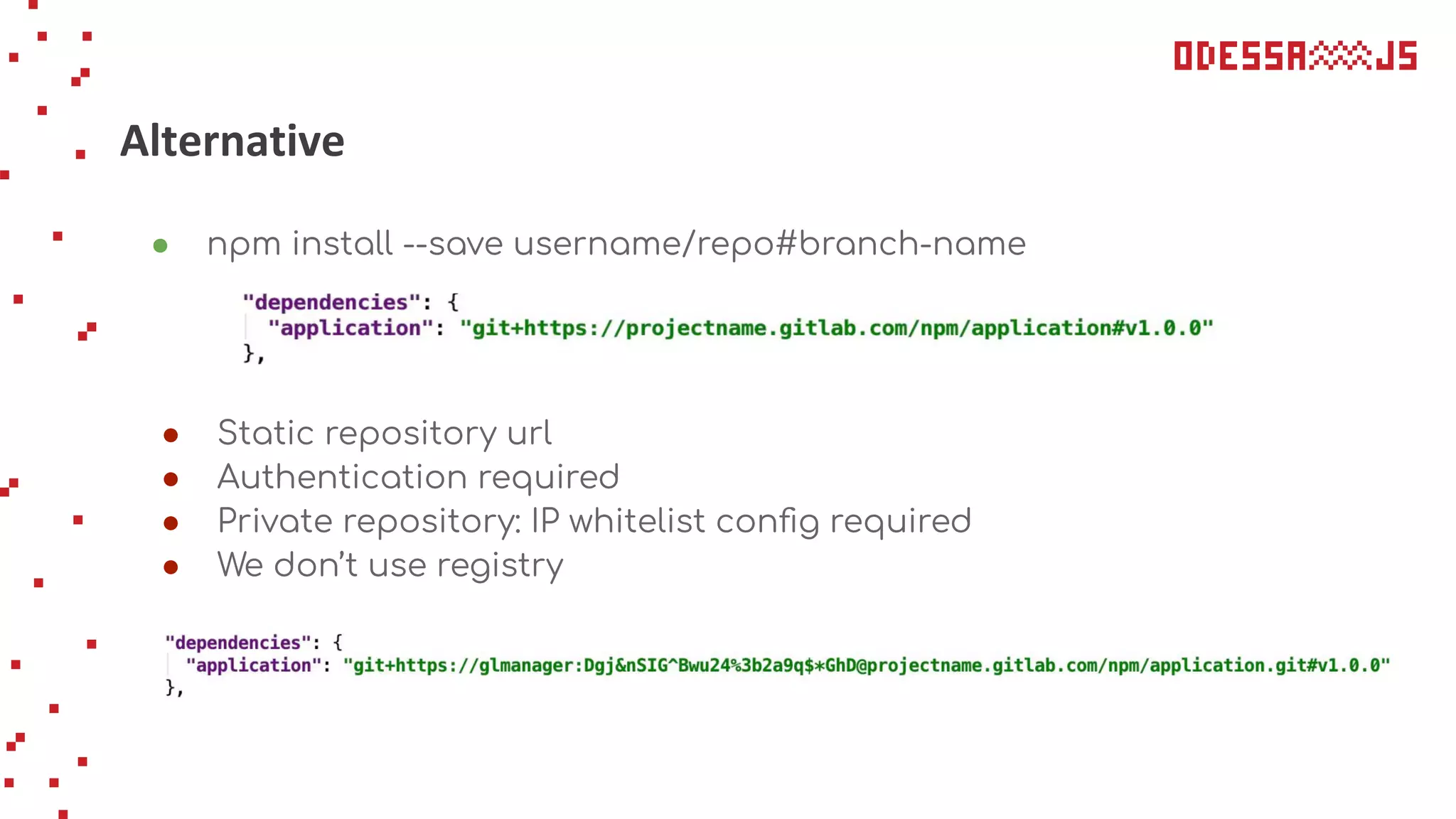 Modules and artifacts in NPM by Anton Cherednikov | PPT