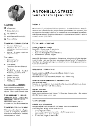 Antonella Strizzi_CV_IT | PDF