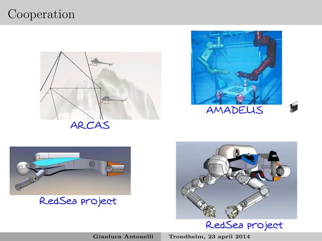 Control problems for floating-base manipulators | PPT