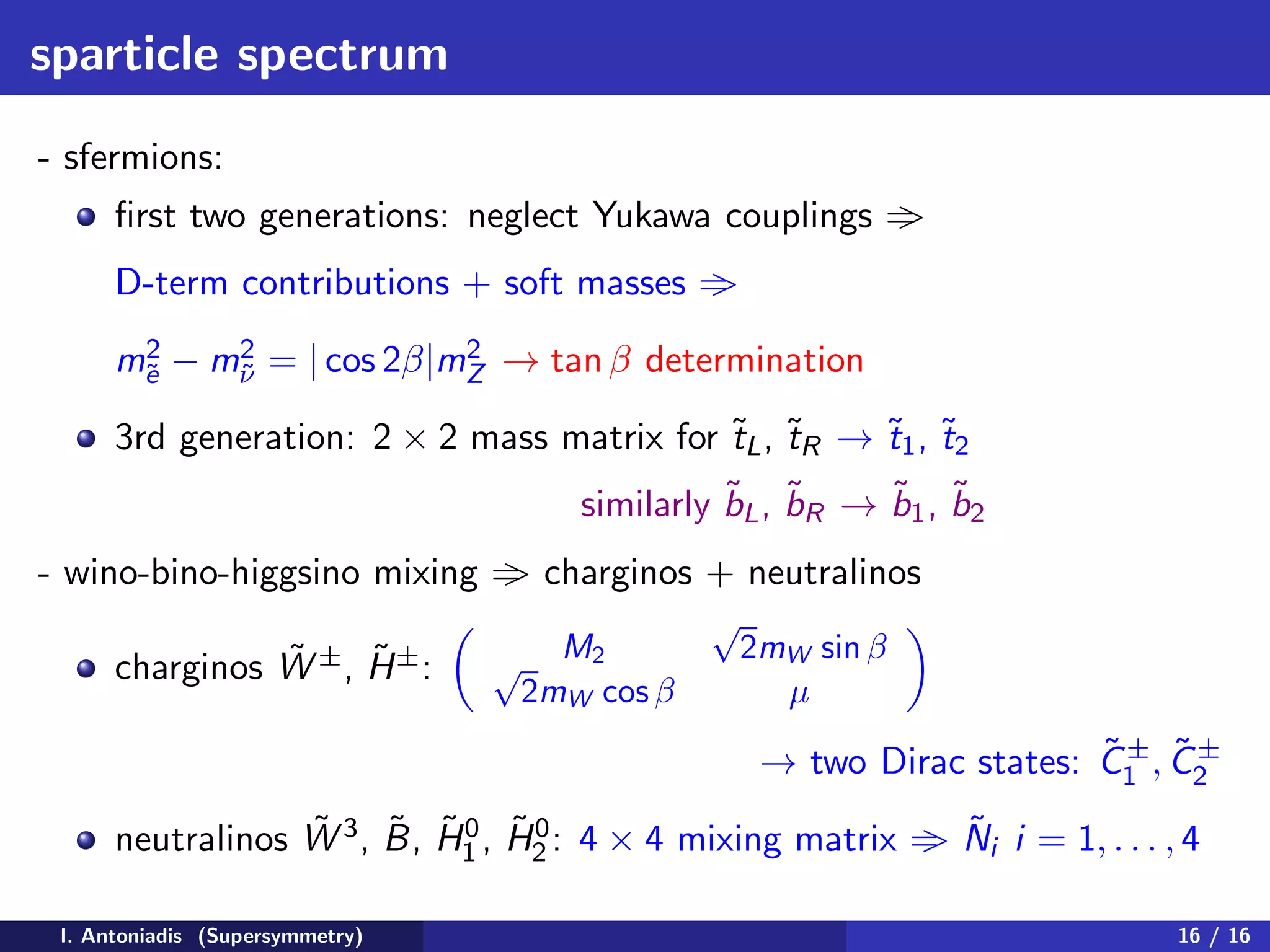I. Antoniadis - "Introduction to Supersymmetry" 2/2 | PDF | Physics ...