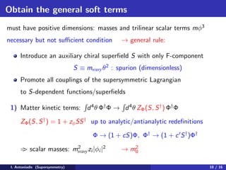 I. Antoniadis - "Introduction to Supersymmetry" 2/2 | PDF | Physics | Science