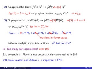 I. Antoniadis - "Introduction to Supersymmetry" 2/2 | PDF | Physics | Science