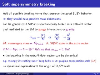 I. Antoniadis - "Introduction to Supersymmetry" 2/2 | PDF | Physics ...