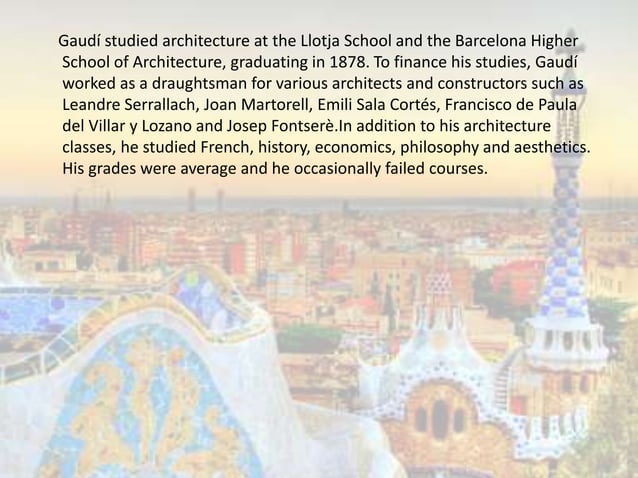 Antoni gaudi | PPT