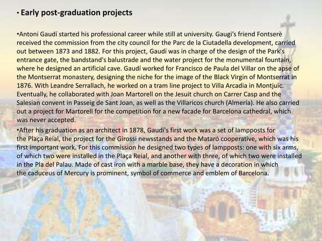 Antoni gaudi | PPT