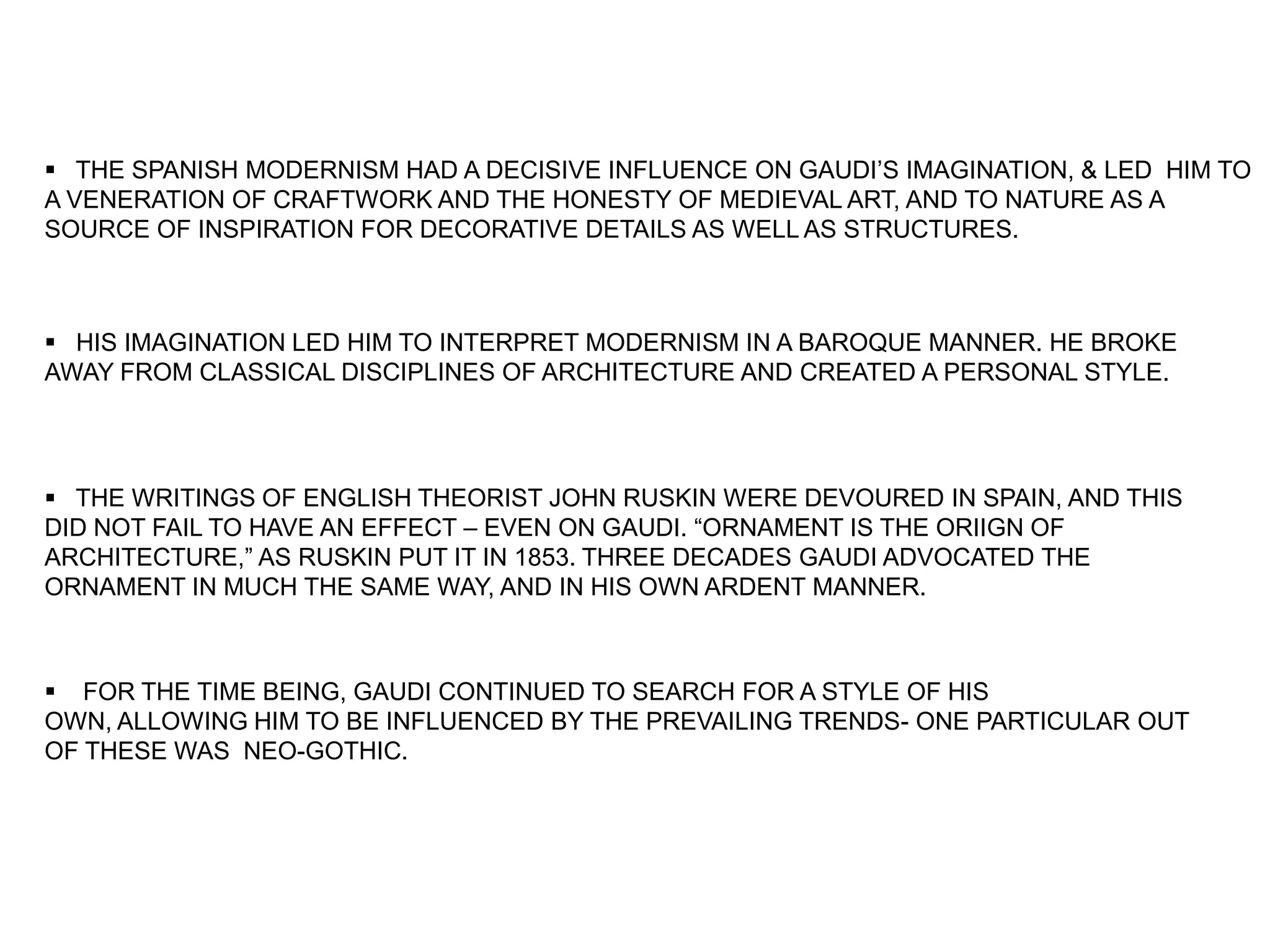 Antoni gaudi history ppt | PPTX