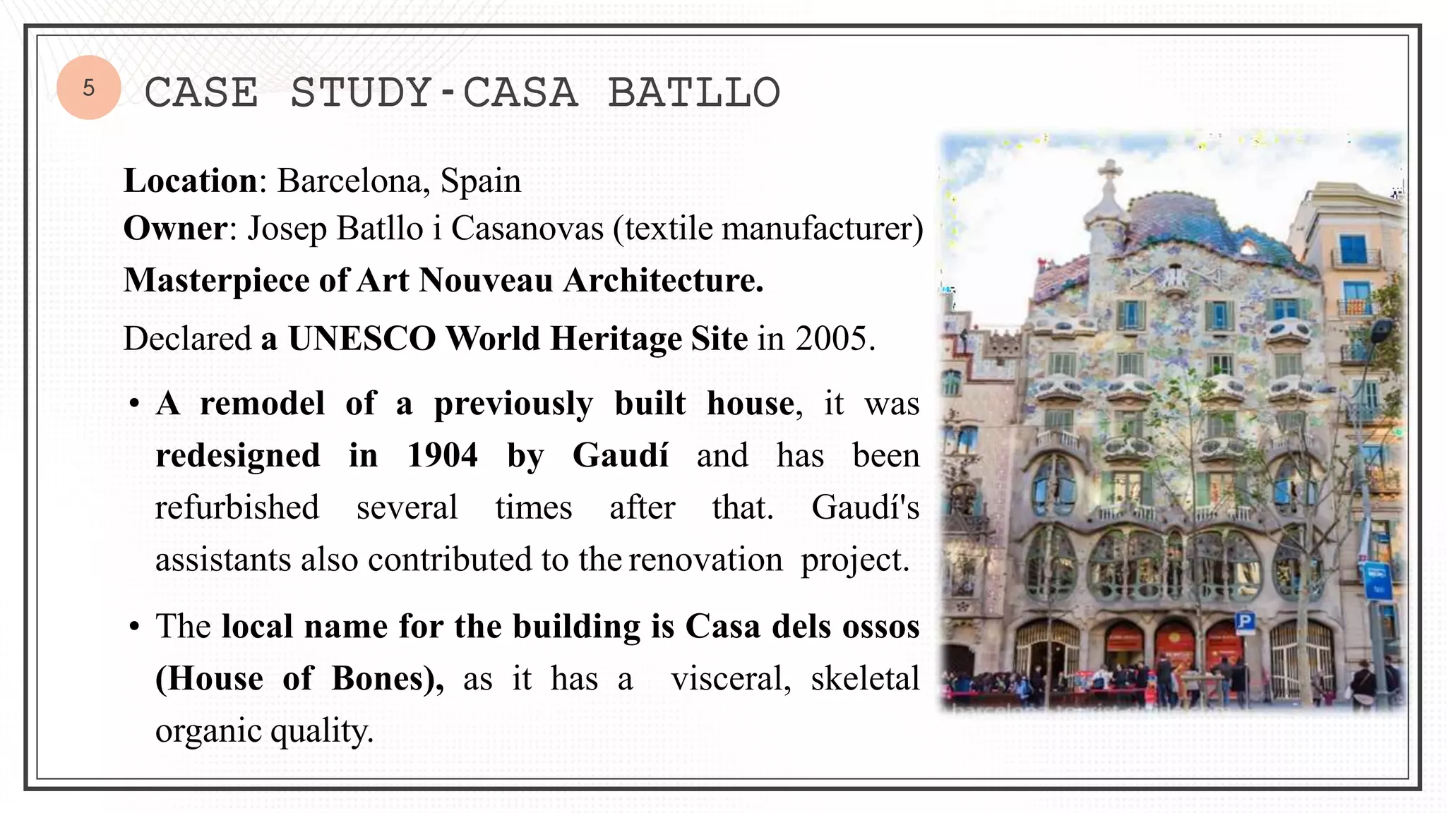 Antoni gaudi ppt | PPTX