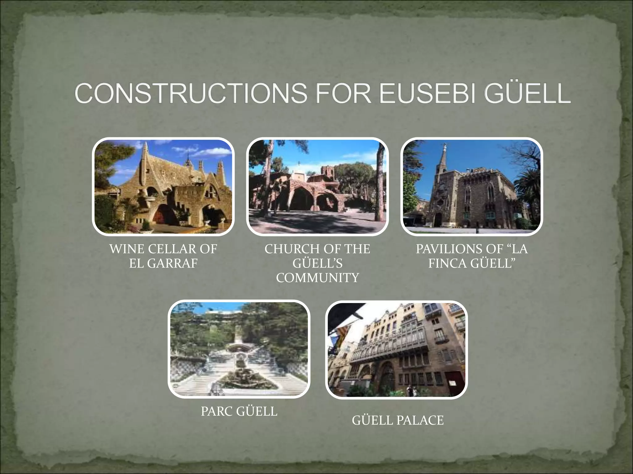 Antoni gaudí's biography | PPT