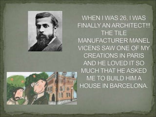 Antoni gaudí's biography | PPT