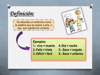 Antonimos | PPTX