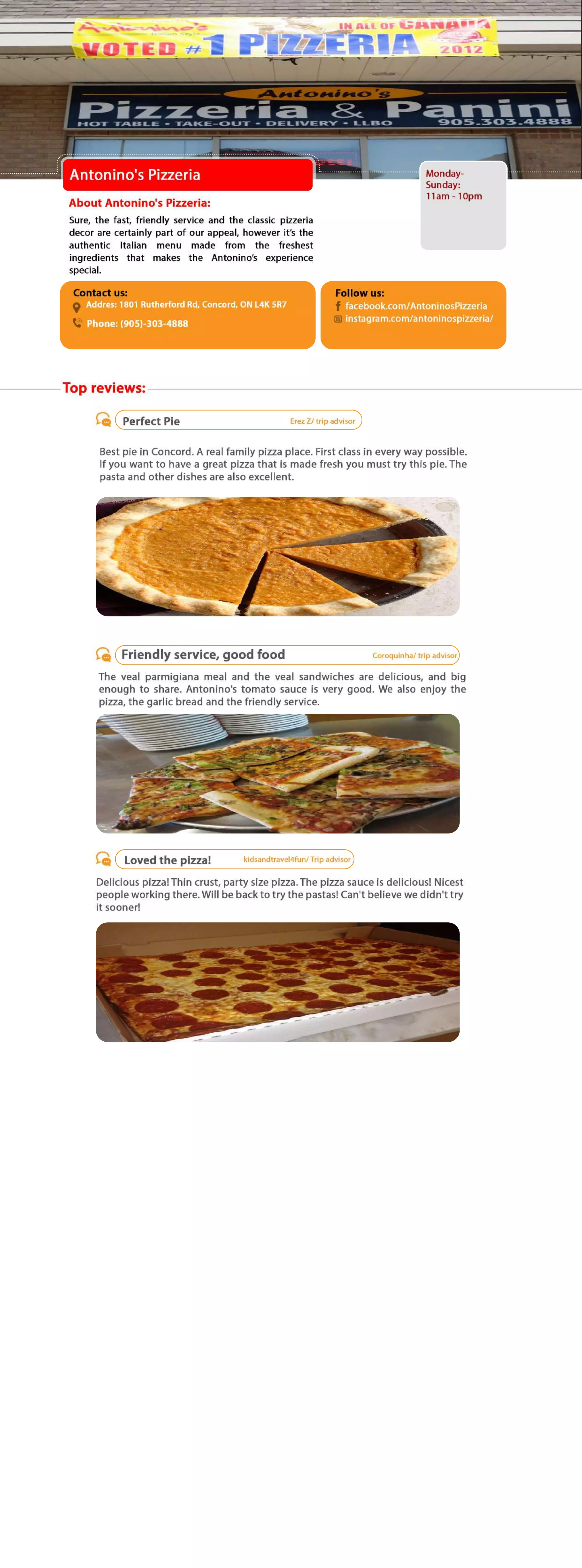 Antonino's pizzeria | PDF