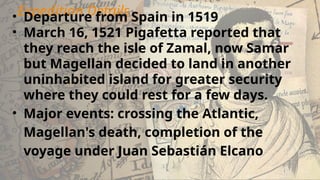 antonio pigafetta first voyage around the world | PPTX