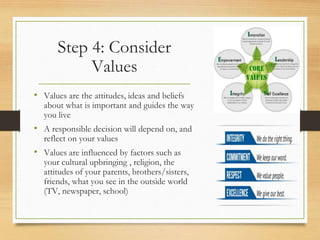 Teaching The Decision Making Process for High School Students | PPTX