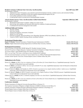 Antonio d banks resume | PDF