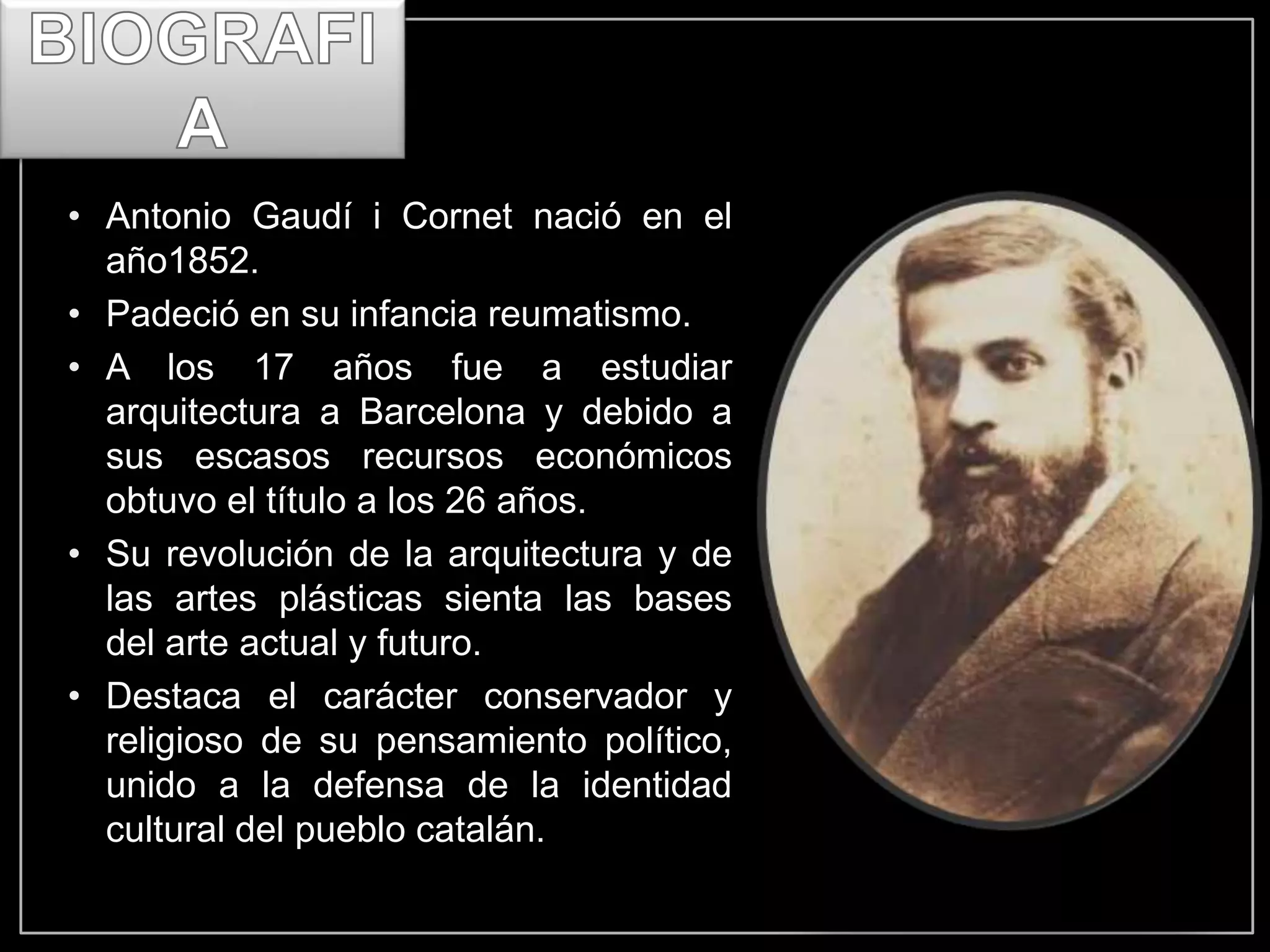 Antonio gaudi- SAGRADA FAMILIA- PARQUE G{U | PPT