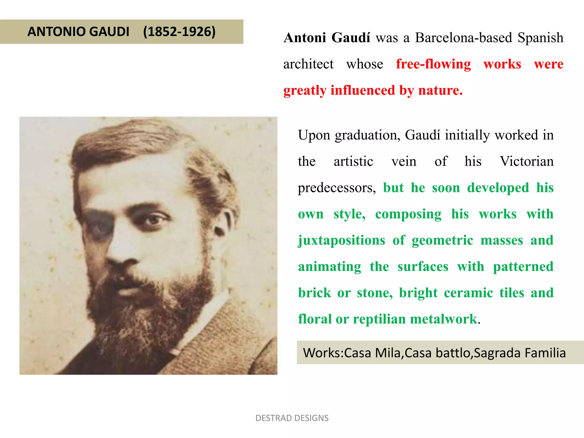 Antonio gaudi | PPTX