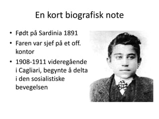 Antonio gramsci | PPTX