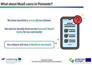 Many tastes of MaaS 2020 by Matteo Antoniola | PPT