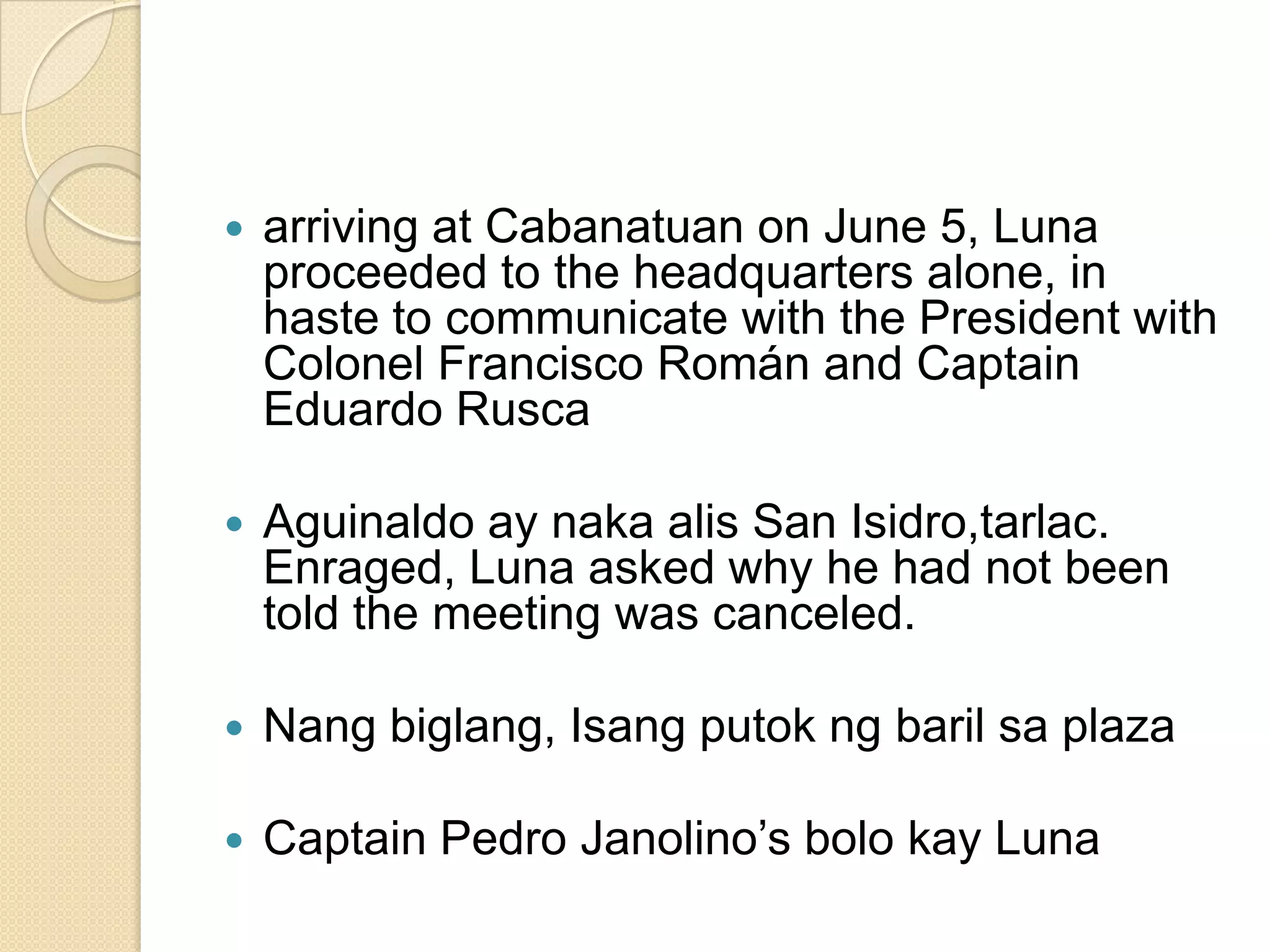 Antonio luna | PPTX