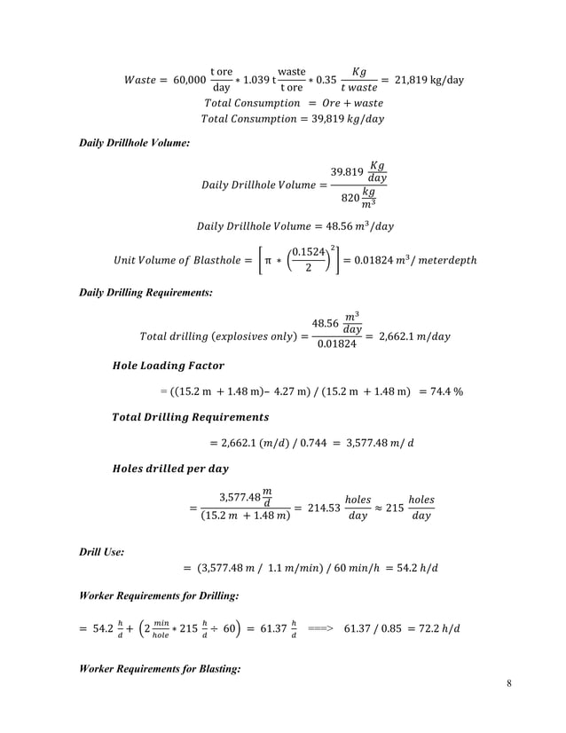 Economic Assessment and Value Maximizations of a Mining Operation based ...