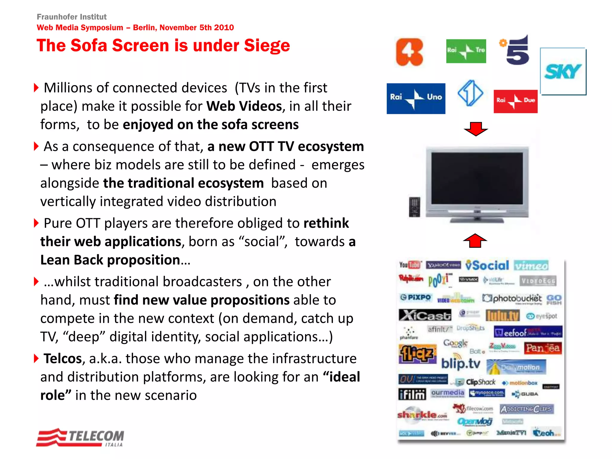 The role of Telcos in the new, app-enriched TV ecosystem | PPT