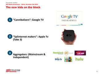 The role of Telcos in the new, app-enriched TV ecosystem | PPT
