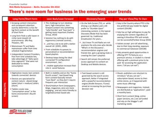 The role of Telcos in the new, app-enriched TV ecosystem | PPT