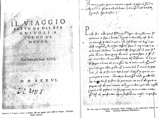 Antonio Pigafetta Pre-Colonial Culture of the Filipinos and the First ...