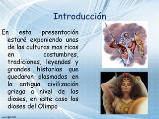 Los Dioses del Olimpo | PPT