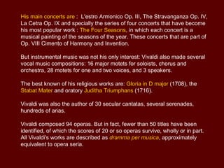 Antonio Vivaldi Biography | PPS | Classical Music | Music