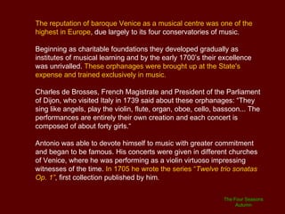 Antonio Vivaldi Biography | PPS | Classical Music | Music