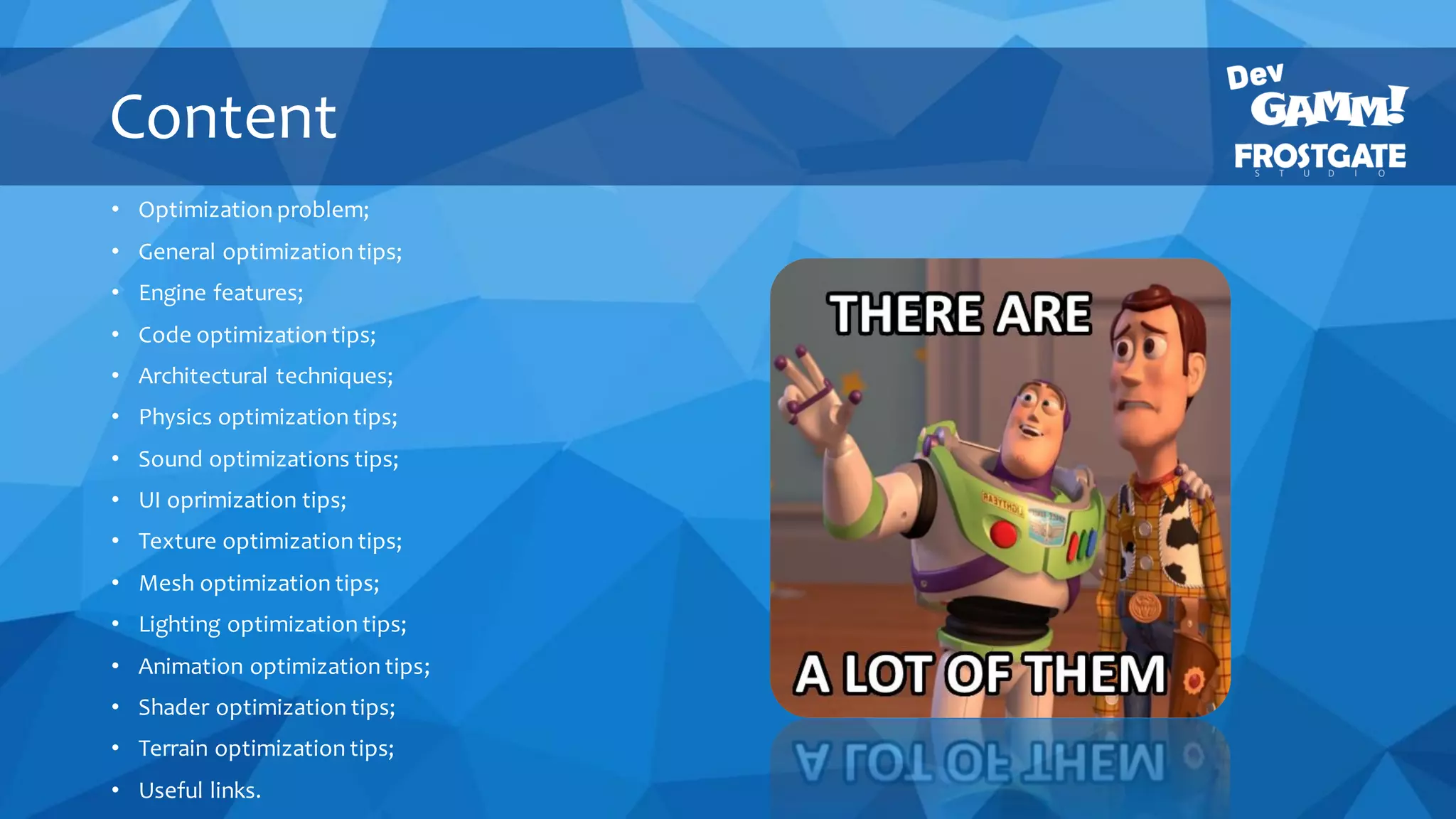 Optimization in Unity: simple tips for developing with "no surprises ...