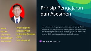 anton modul 1 Prinsip-Pengajaran-dan-Asesmen.pptx
