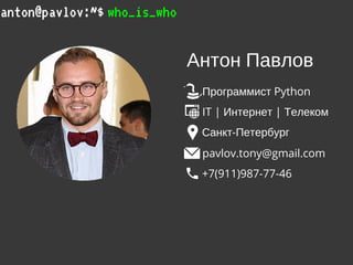Программист Python | PDF