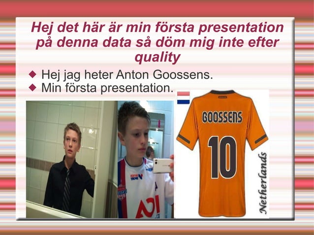 My first presentation | PPT