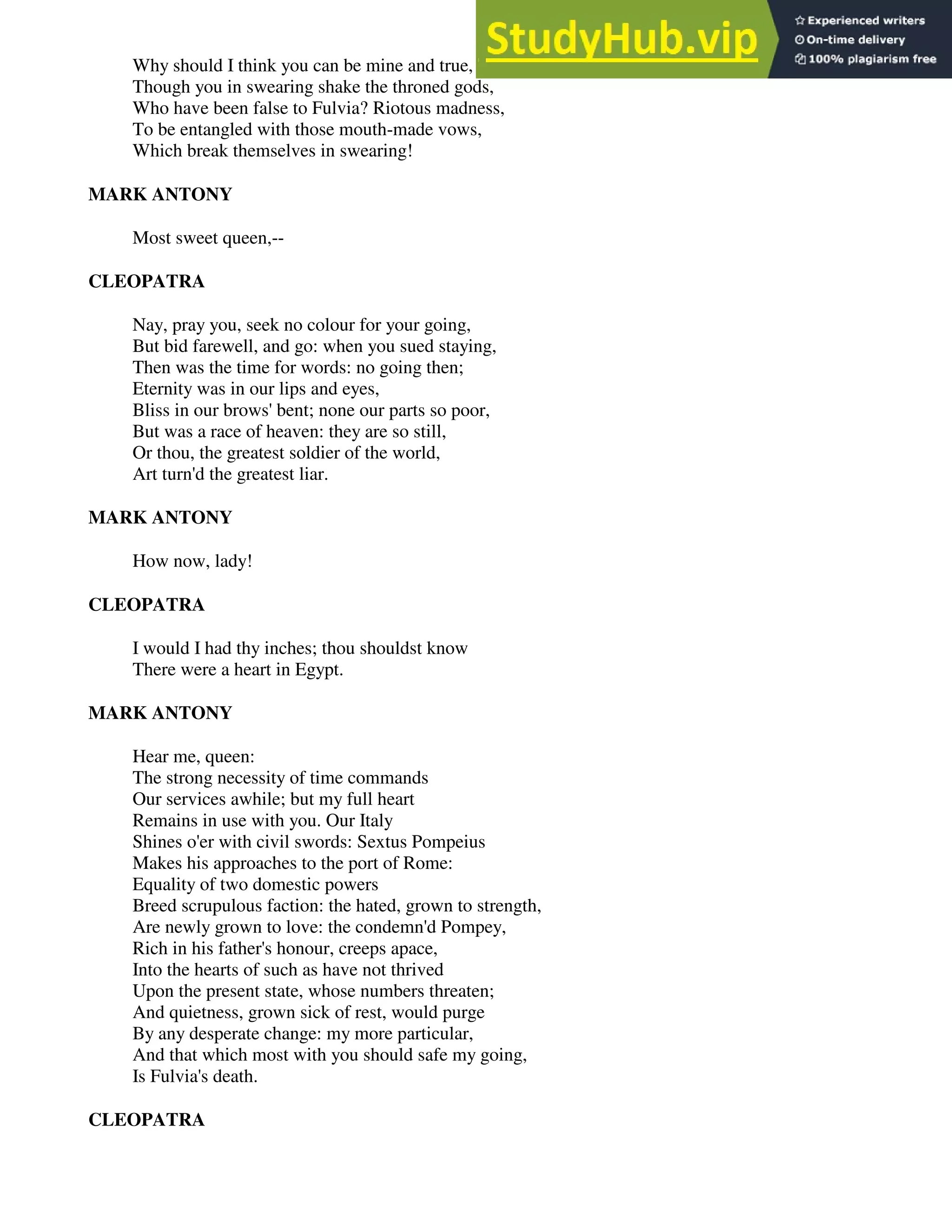 Antony And Cleopatra.Pdf