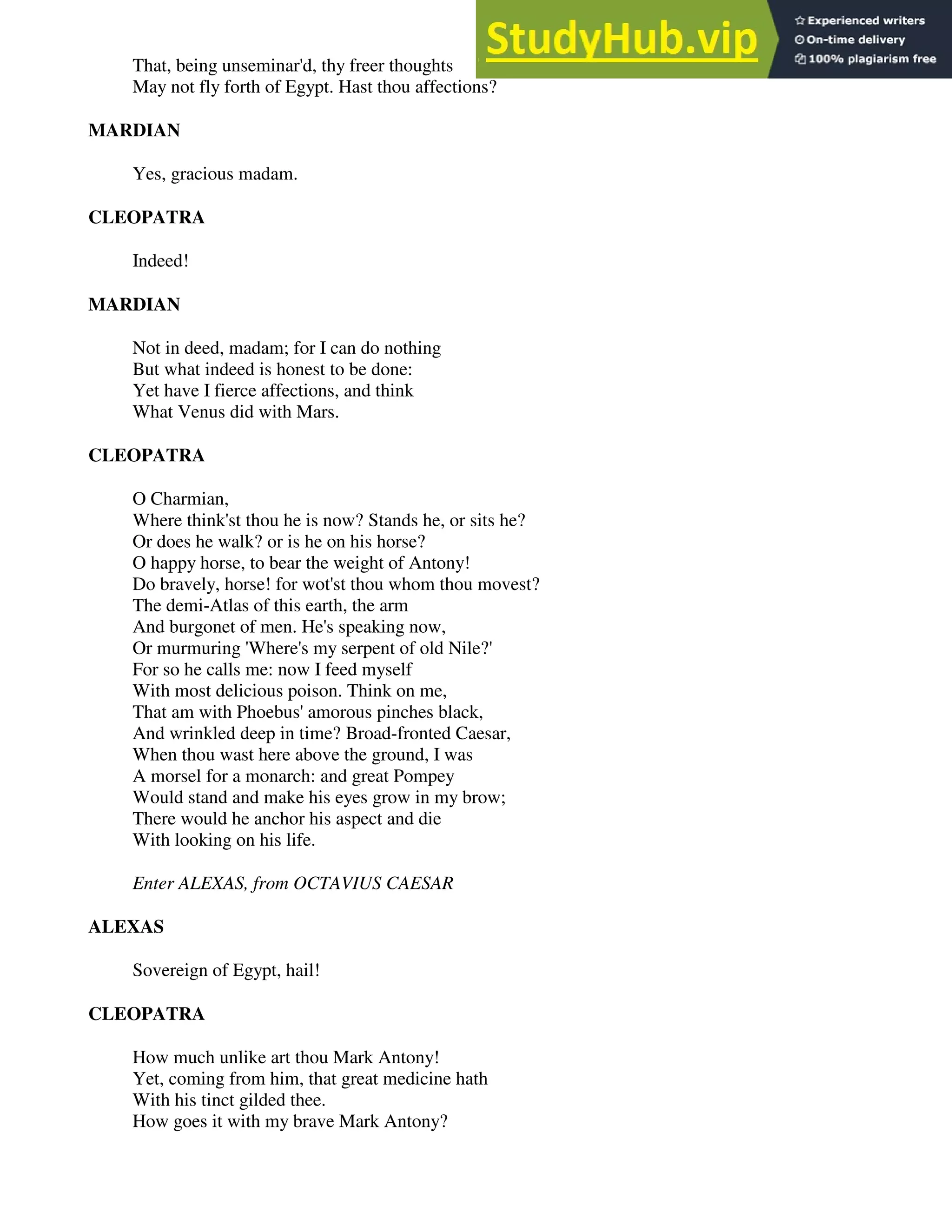 Antony And Cleopatra.Pdf
