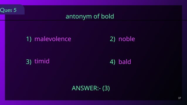 Antonym Class 9th.pptx ANTONTM SLIDES, NOT ONLY FOR CLASS 9TH. | PPTX