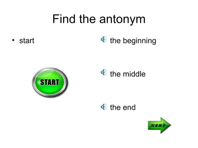 Antonyms | PPT