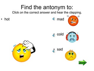 Antonyms | PPT