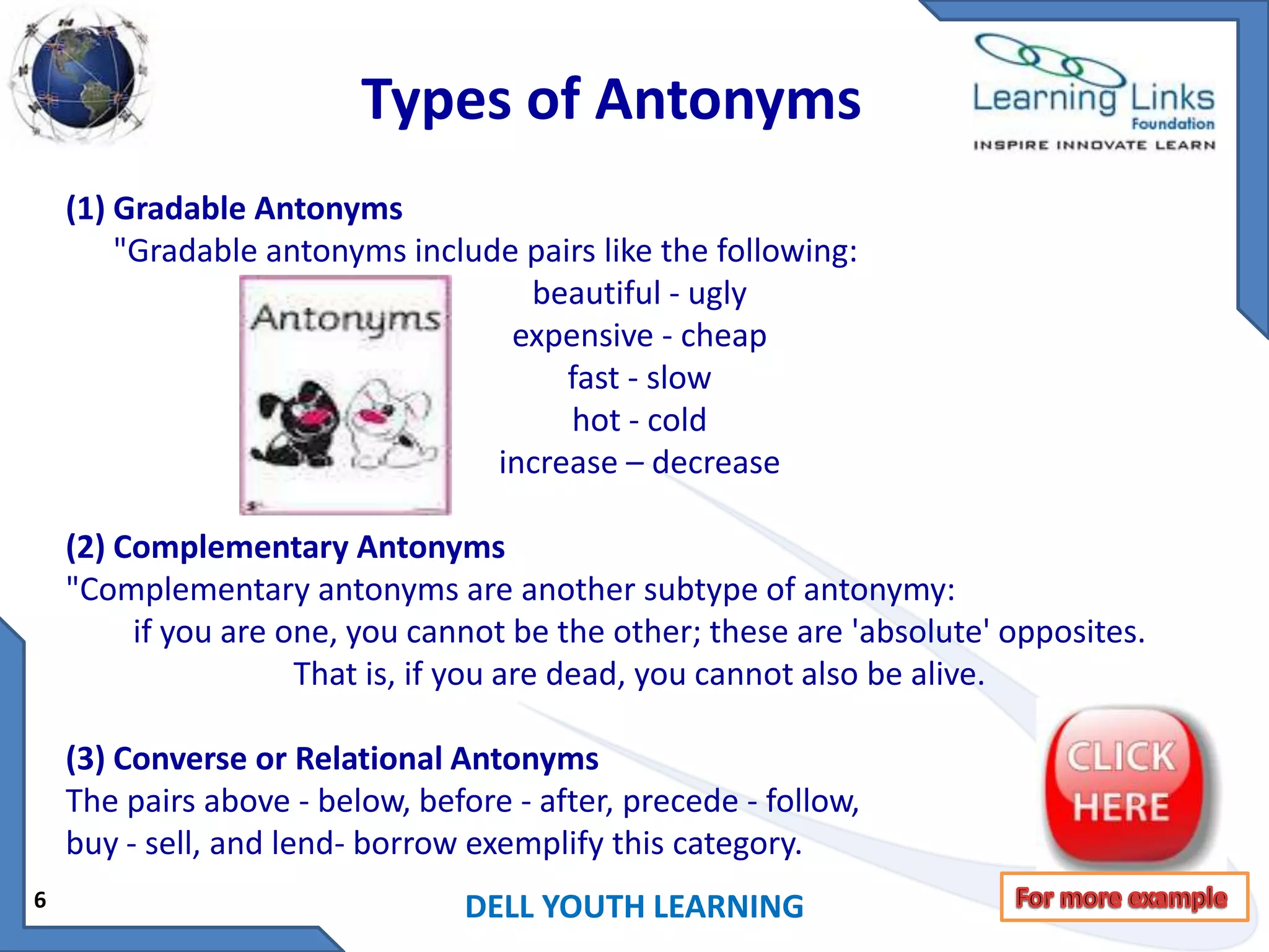 Antonyms | PPTX