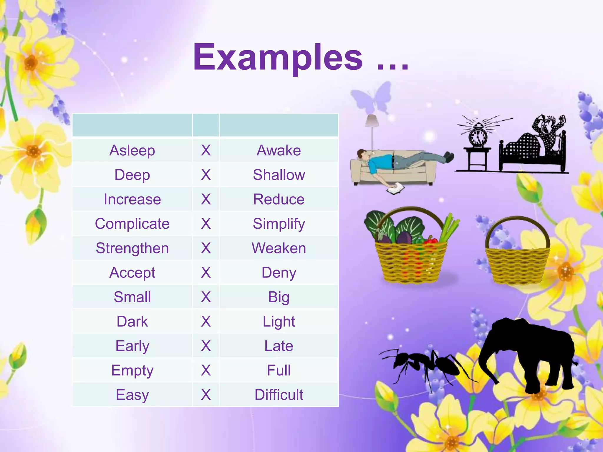 Antonyms | PPT